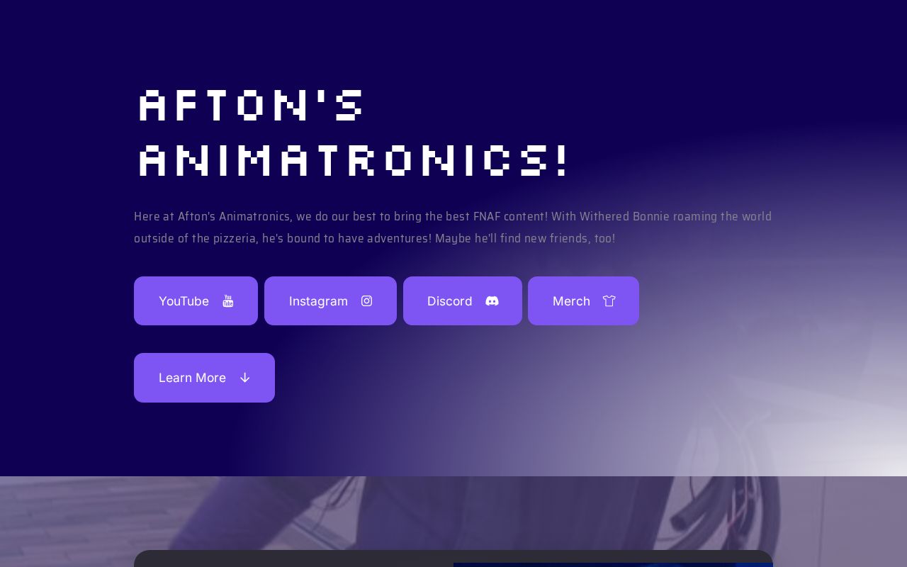 Afton's Animatronics Website